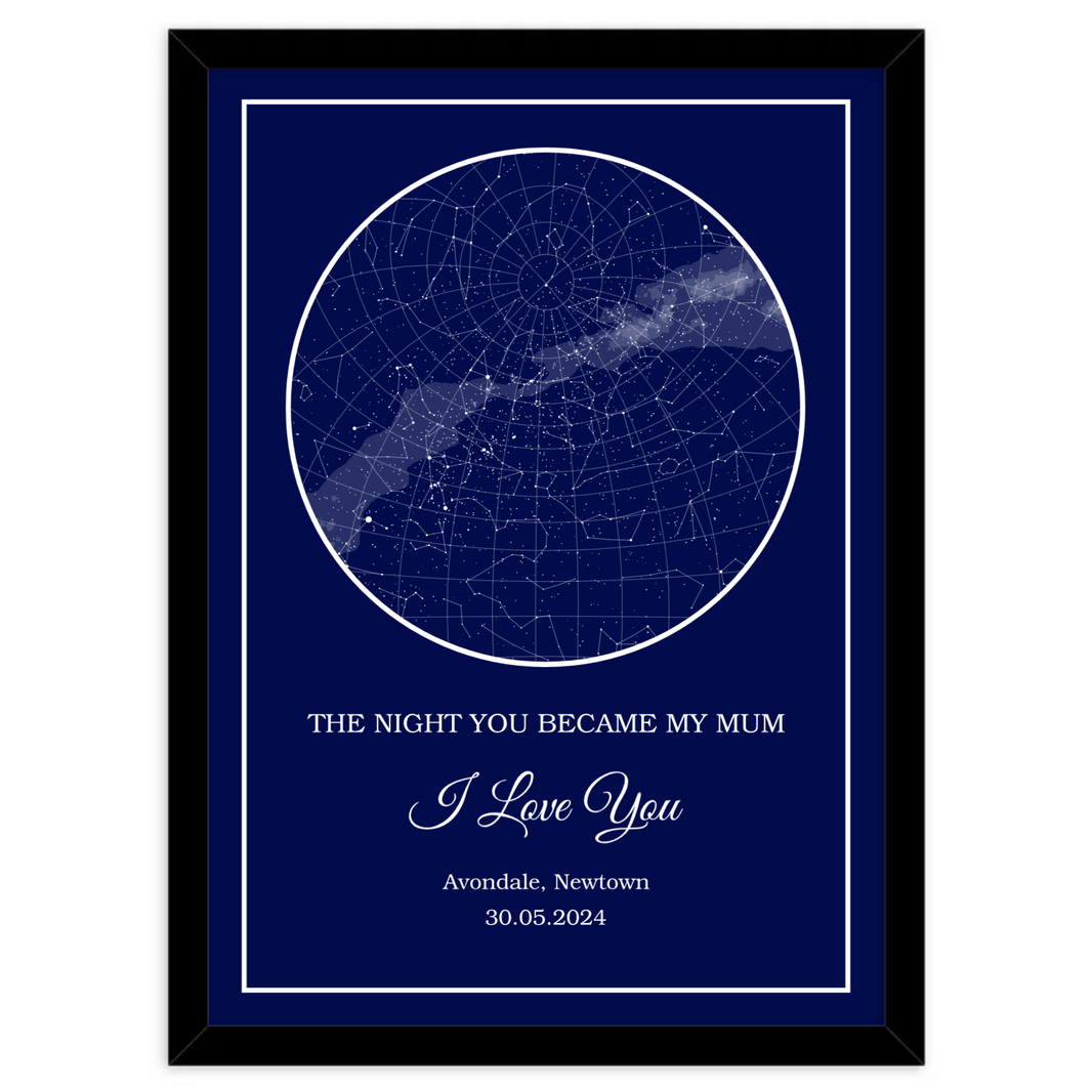 Custom Star Maps | Framed Maps | Personalised Street Map